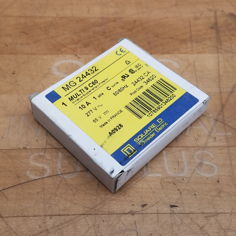Schneider 24432 Multi 9 C60, 10 amp, 1 Pole, Circuit Breaker - NEW ...