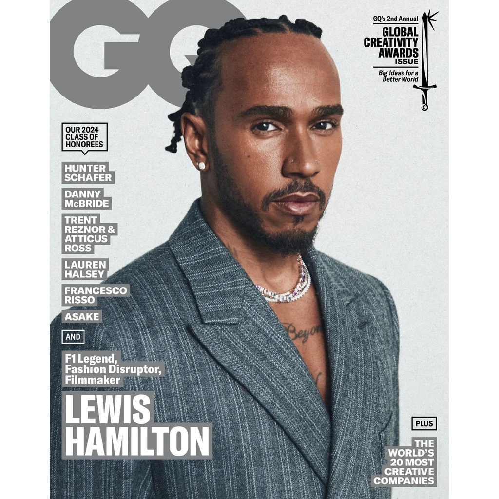 G Q Hamilton Magazine 2024 4/5 Monthly BRITISH Version GQ Fashion Male ...