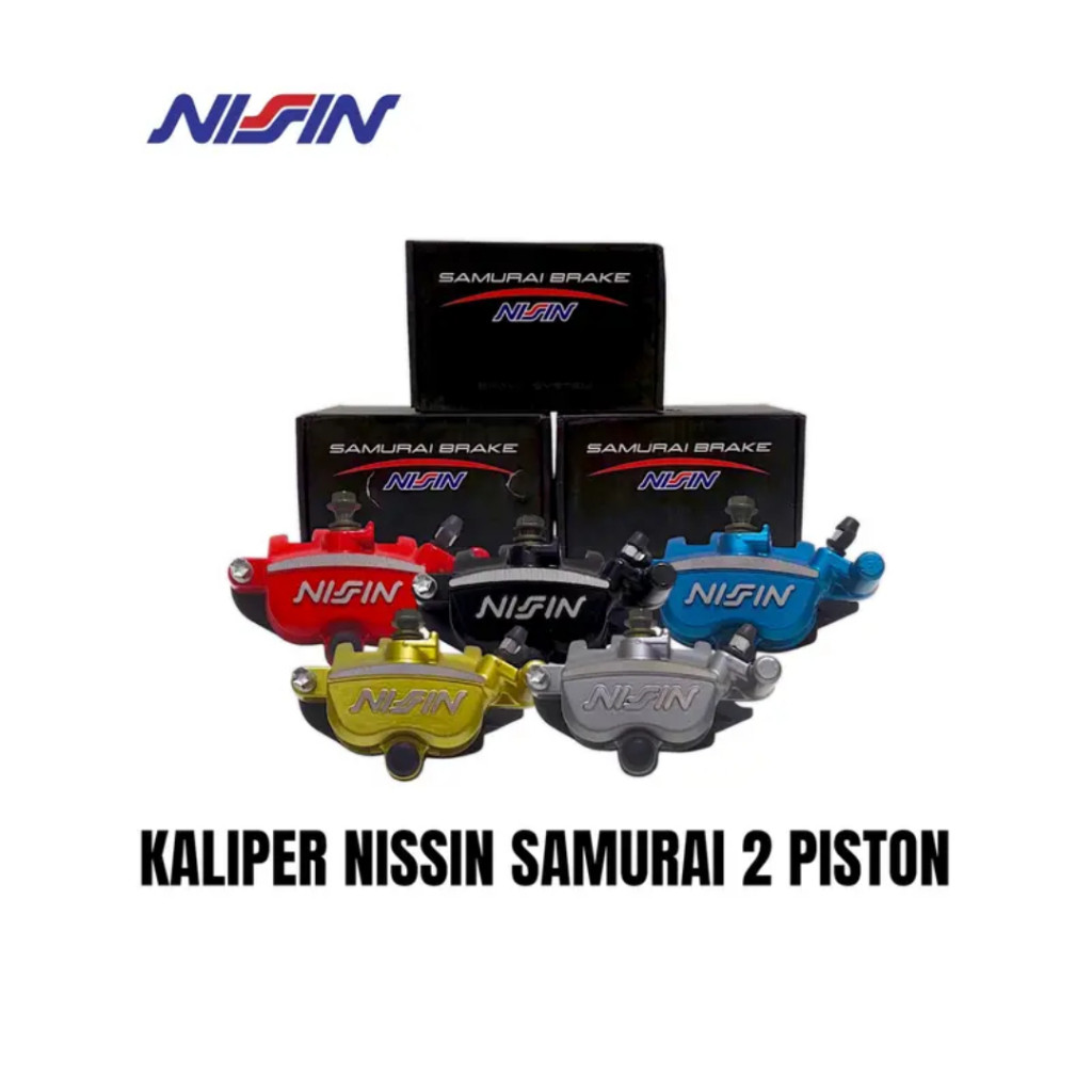 Nissin Samurai 2-Piston Caliper Right Caliper Universal Brake Pads ...