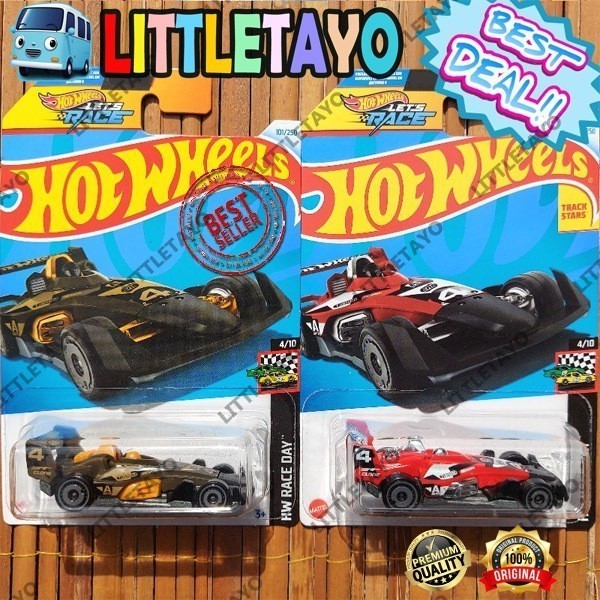 MERAH HIJAU Hot Wheels HW 4 TRAC Dark White Red Green Race Track ...