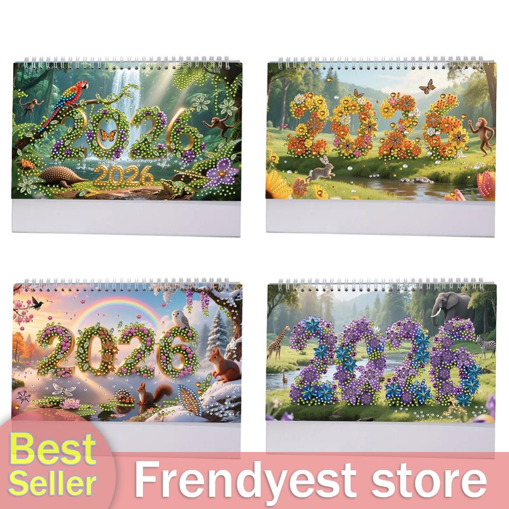5D/DIY Calendar Diamond Painting Calendar Kit Multi-Purpose Shiny ...