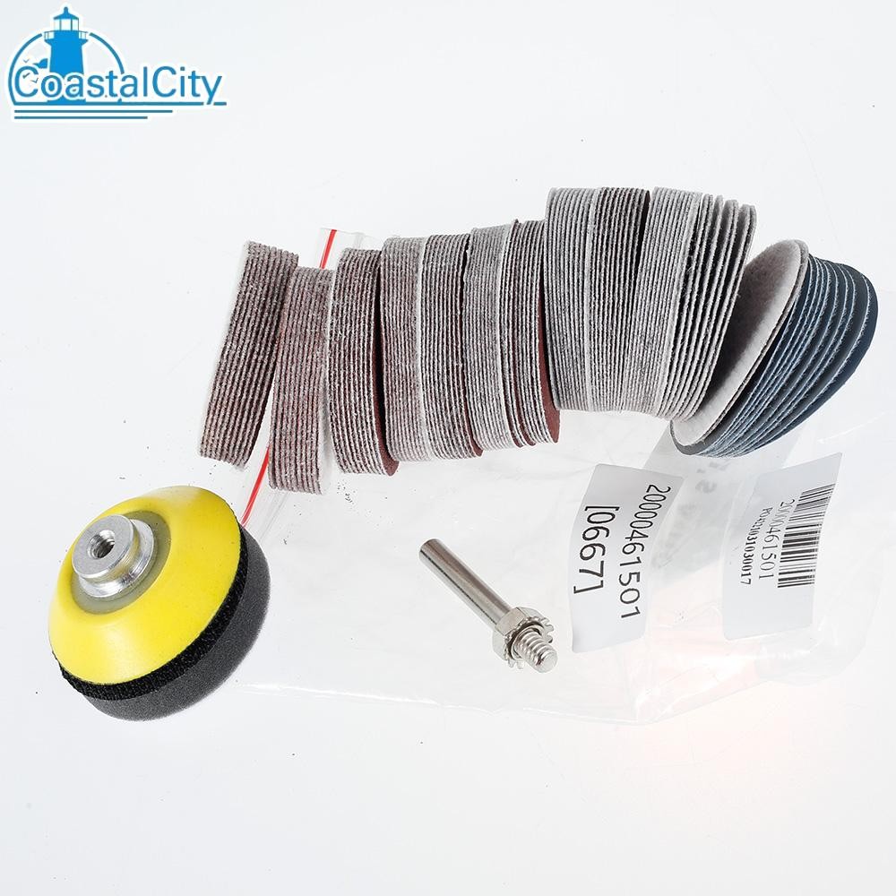 50mm Alumina Sanding Discs Sandpaper Grinding Pad Drill Grinder Rotary ...
