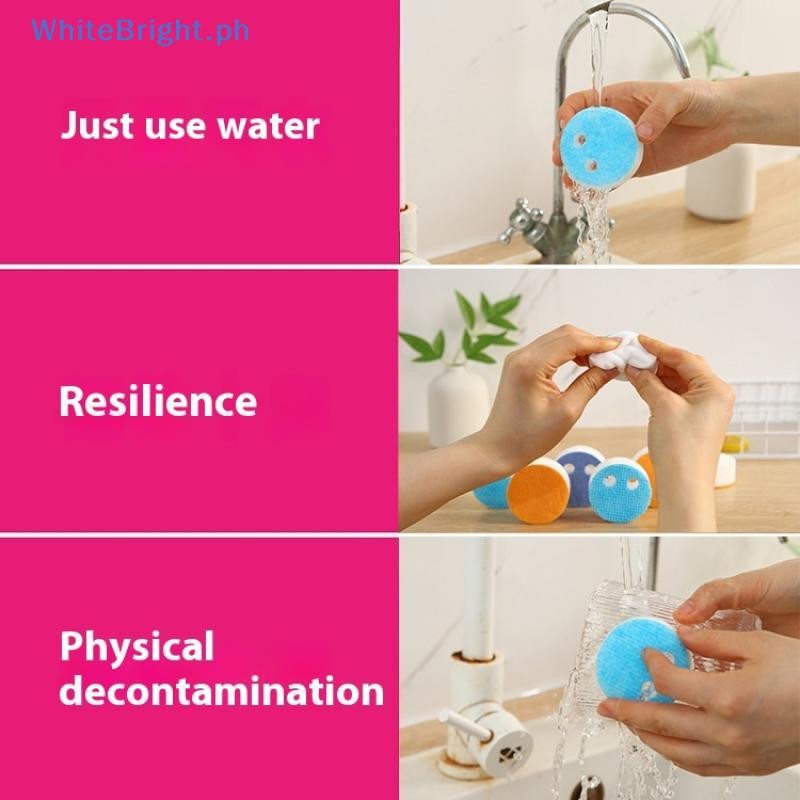 # WBTH # 1Pc Home Cleaning Sponge Dual-Sided Cleaner Sponges For Bowl ...
