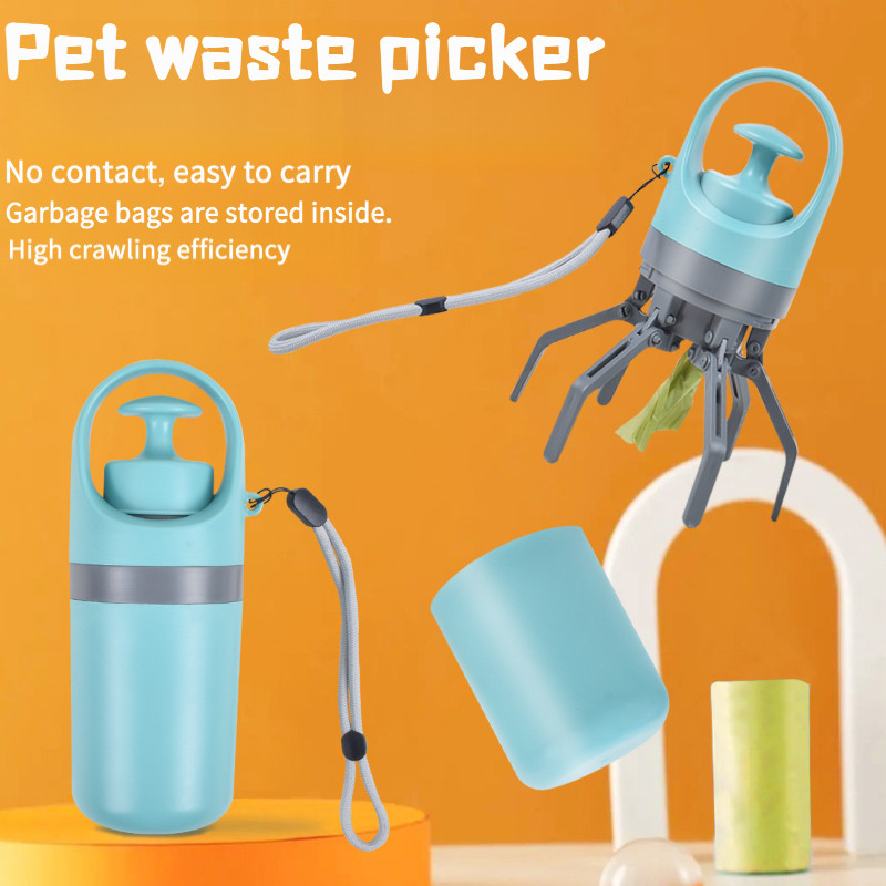 Pet waste picker Dog Pooper Scooper Portable Poop Scoop Tool Outdoor ...