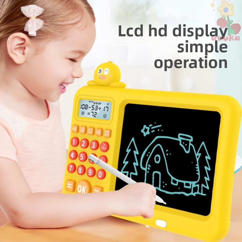 AVUKA Math Game LCD Writing Board, Drawing Toy LCD Screen Early ...