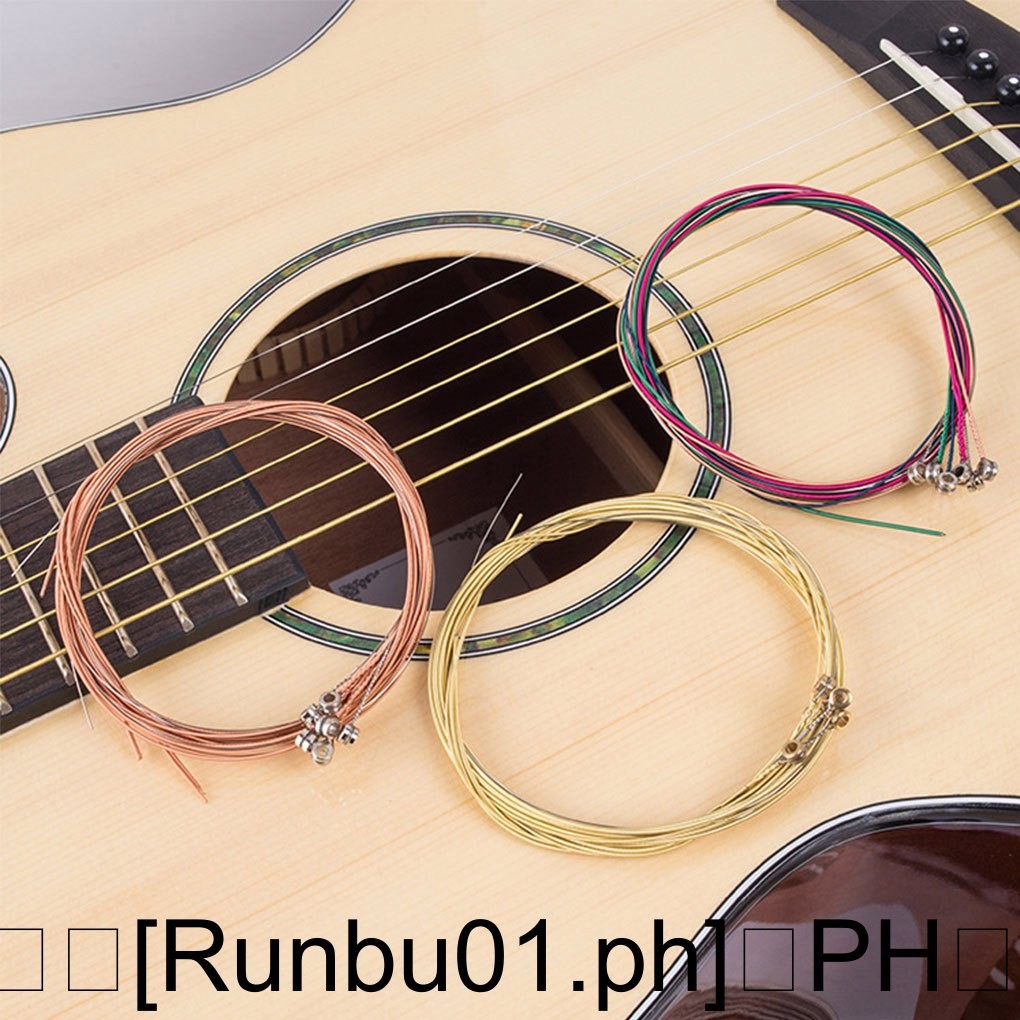 1/2/3/5 Guitar String Steel Easily Replace Simple Design Safe to Hand Acoustic Strings Brass ...