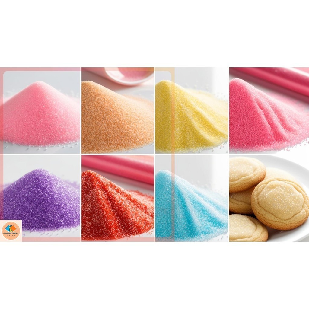 Colored Sugar 100g Sanding Sugar LA KREMA Pastry Toppings Cotton Candy ...