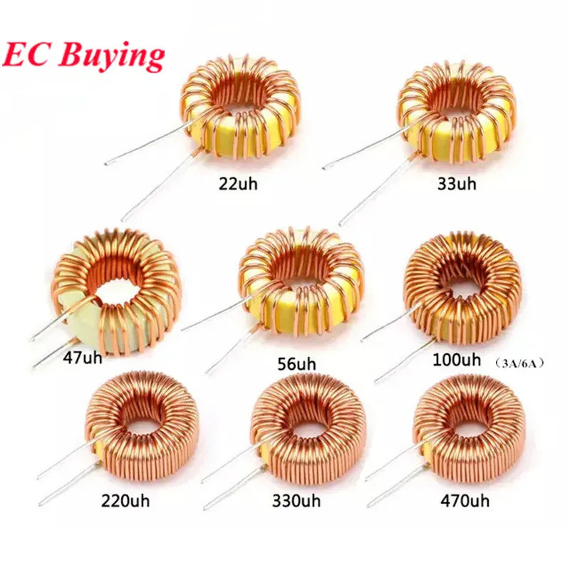 5pcs/lot Toroid Core Inductor 3A 6A Winding Magnetic Inductance 22uH ...