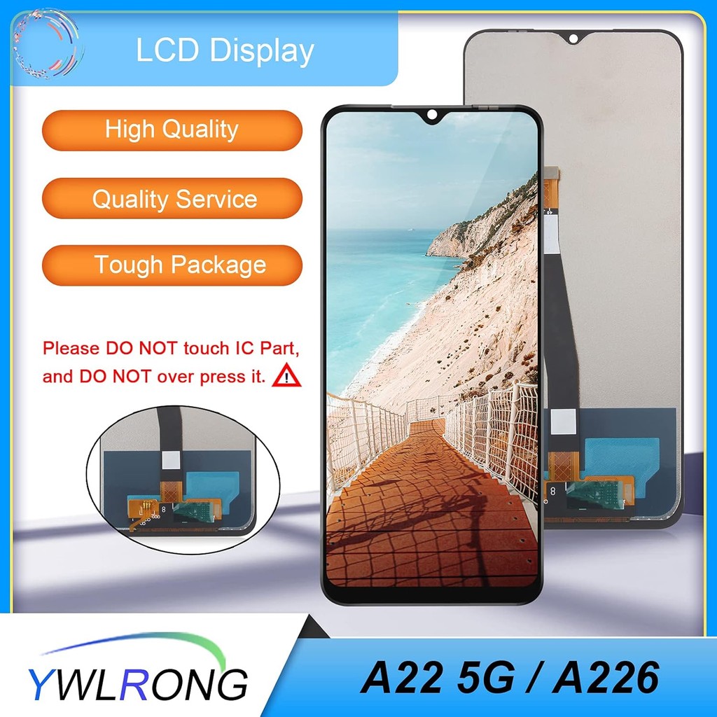 YWLRONG LCD for Samsung Galaxy A22 5G Screen Replacement LCD Display ...