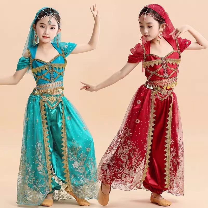 Performance costume girl Indian Children National Dance Performance ...