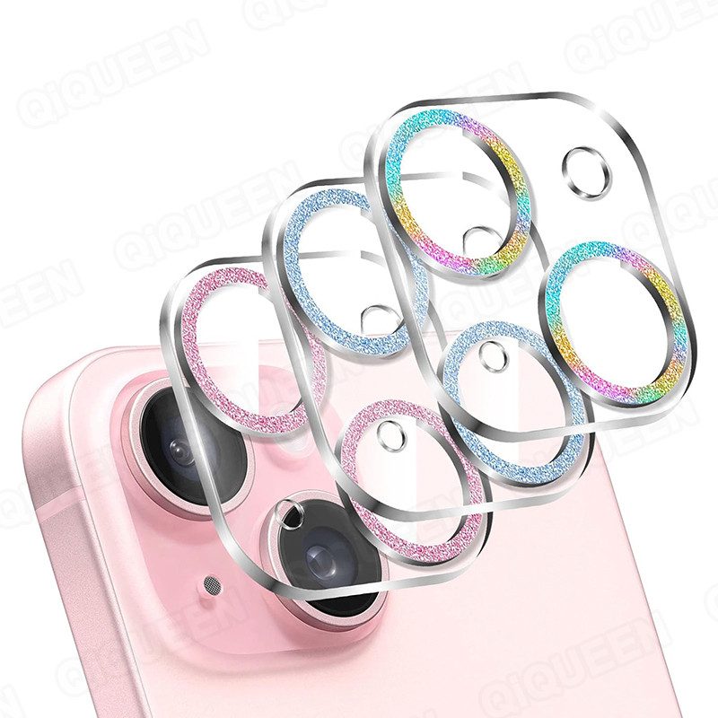 Bling Glitter Camera Lens Protector Film Compatible For iPhone 11 16 17 ...