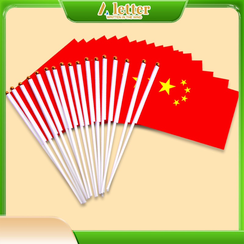5pcs China Hand Waving Flags,Polyester Small China National Flag,China ...