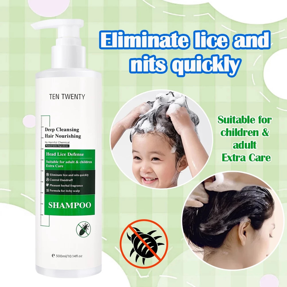 【BUY 1 TAKE 2】TEN TWENTY 300ml Anti-Lice Shampoo eliminates liceremoves ...
