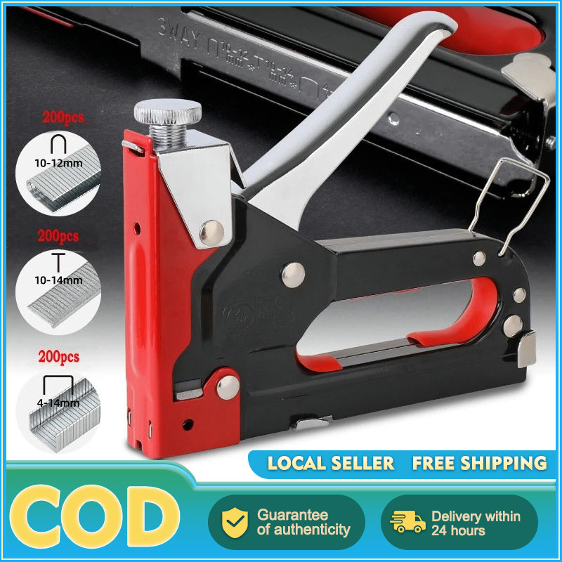 Heavy Duty Staple Gun 3-in-1 Home Nail Gun with 600Pcs Staples for Wall ...