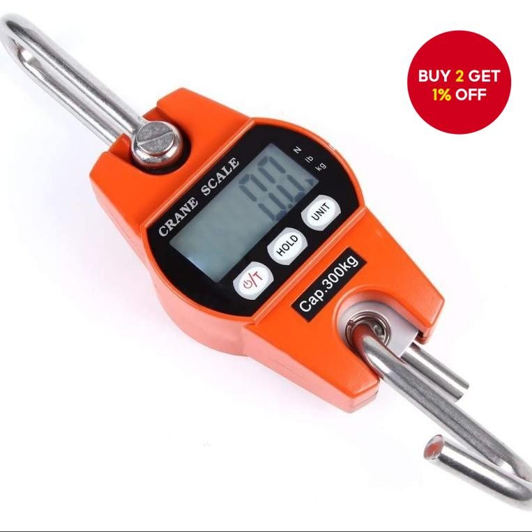 300KG Digital Hook Scale, Electronic Weighing Scale, Heavy-Duty Hook ...