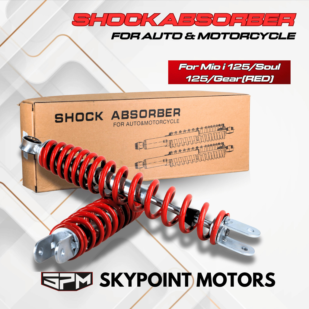 R8 SHOCK ABSORBER MIO M3 310MM RED (9856-225) | Shopee Philippines