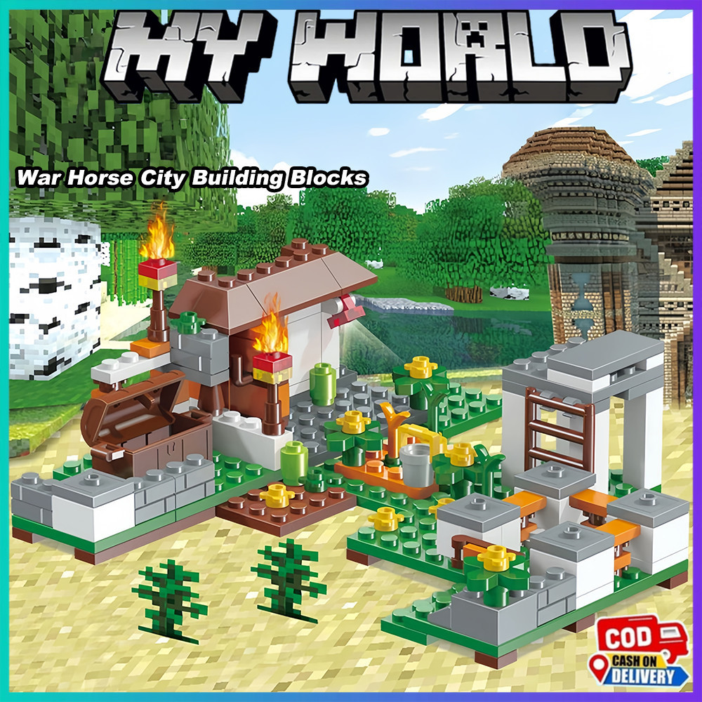 My World Village Set DlY 3D Model Educational Toy Kids Classic Figures ...
