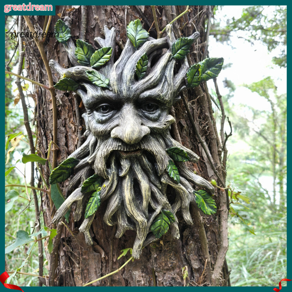 greatdream| Old Man Tree Sculpture Enchanting Garden Decoration ...