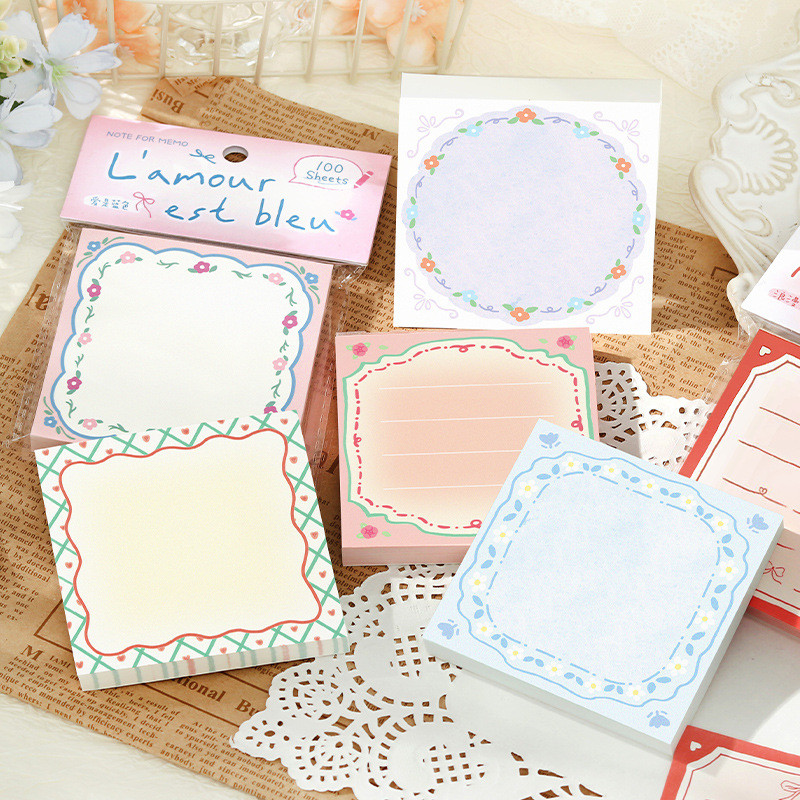 Note Paper 100 Sheets Sticky Notes Southern French Diary Series French ...