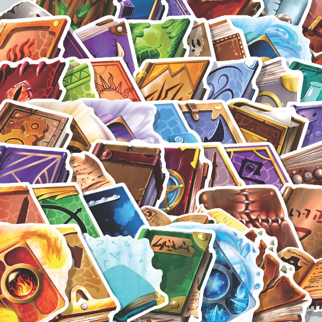 Cutting Pack Stickers Rpg Books Icons Stickers Contents 100Pcs Cute ...