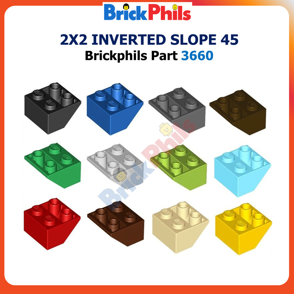 Brickphils Part 3660 - 2x2 Inverted Slope 45 | Shopee Philippines