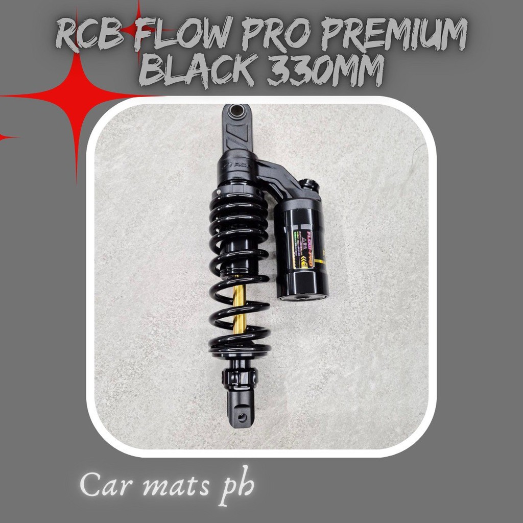 Racing Boy RCB Flow Pro Shock Absorber 330mm for Honda Click 125i 150i ...