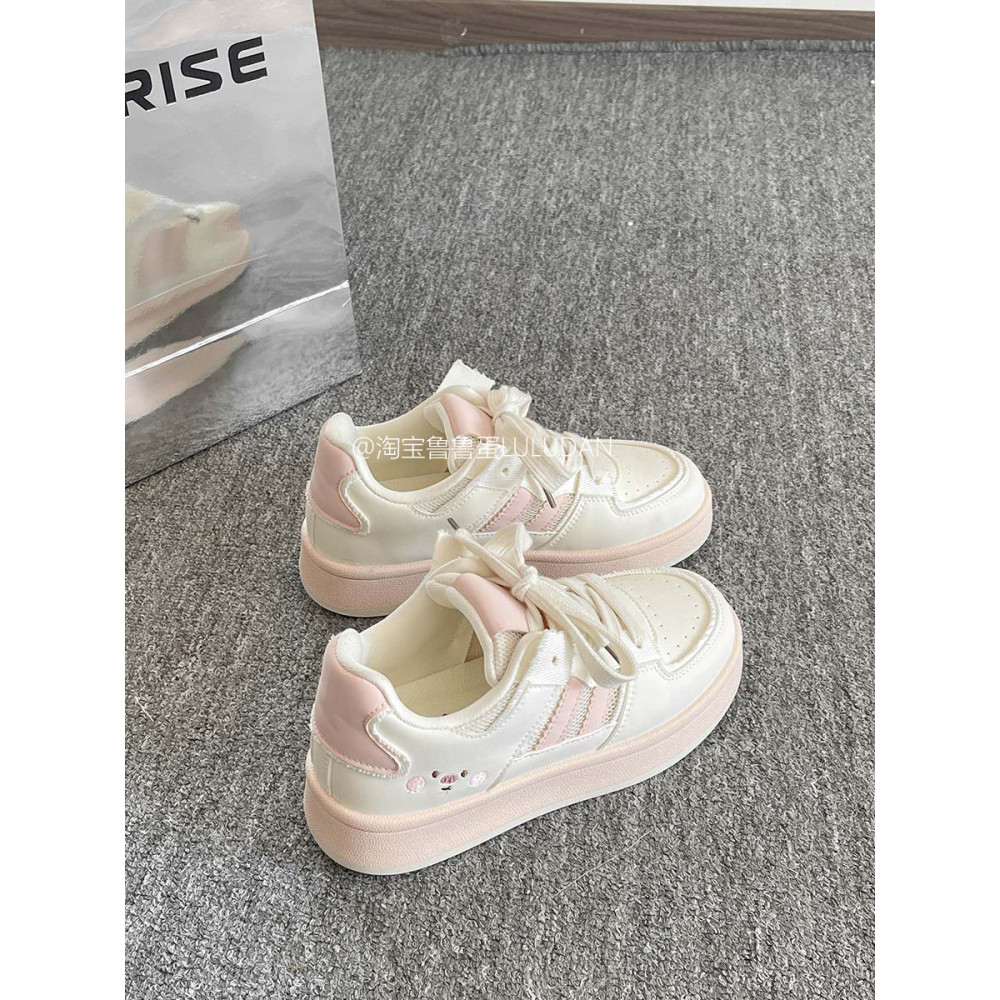 Ludan Thick-Soled Sneakers - Women's 2025 Spring Summer Casual White ...