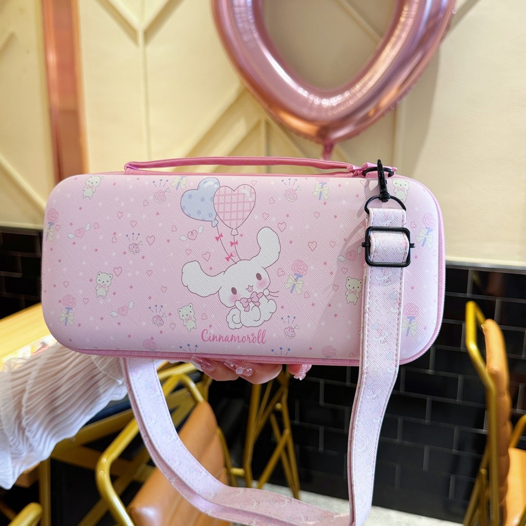 Cute Cinnamoroll Portable Hard Case Bag with Crossbody Strap for ...