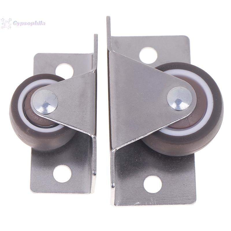 1/4Pcs Silent Rubber Casters, Drawer Wheels, For Furniture Kitchen ...