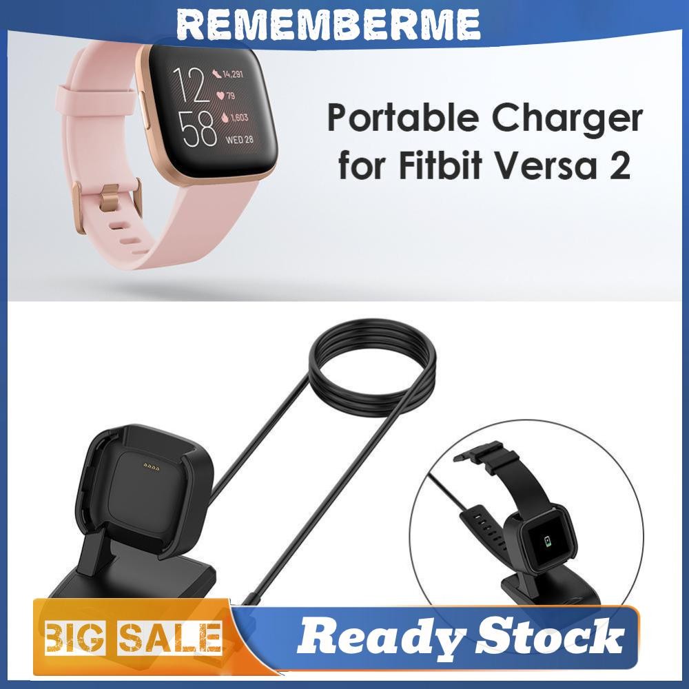 USB Fast Charger Cable Charging Dock Stand Cradle for Fitbit Versa 2 ...