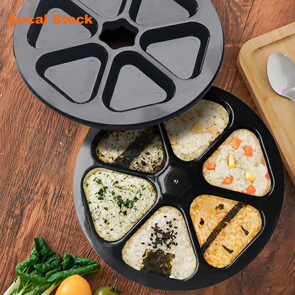 (Polaris) Sushi Mold Lunch Triangle Rice Ball Mold Lunch Box Rice Ball ...