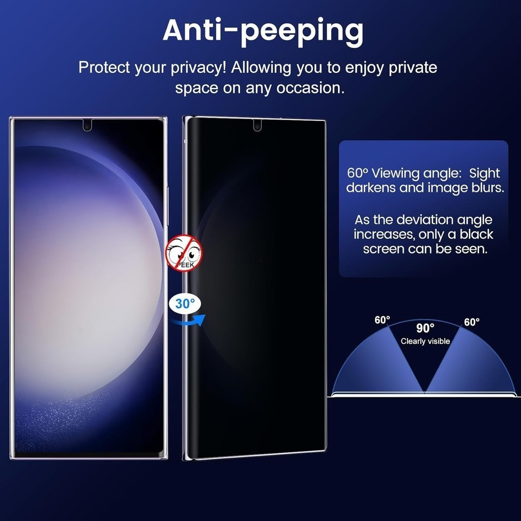 Matte Privacy Hydrogel Film For Samsung Galaxy Z Fold 7 6 5 4 Flip 3 ...