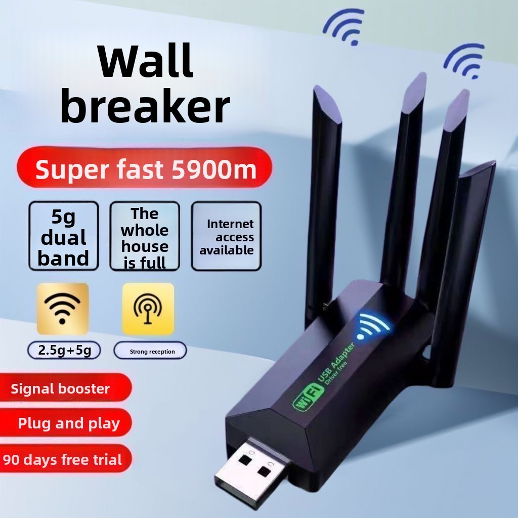 4G/5G WiFi Signal Booster - Wireless Repeater with USB Network Card, Speed Up for Home | Shopee ...