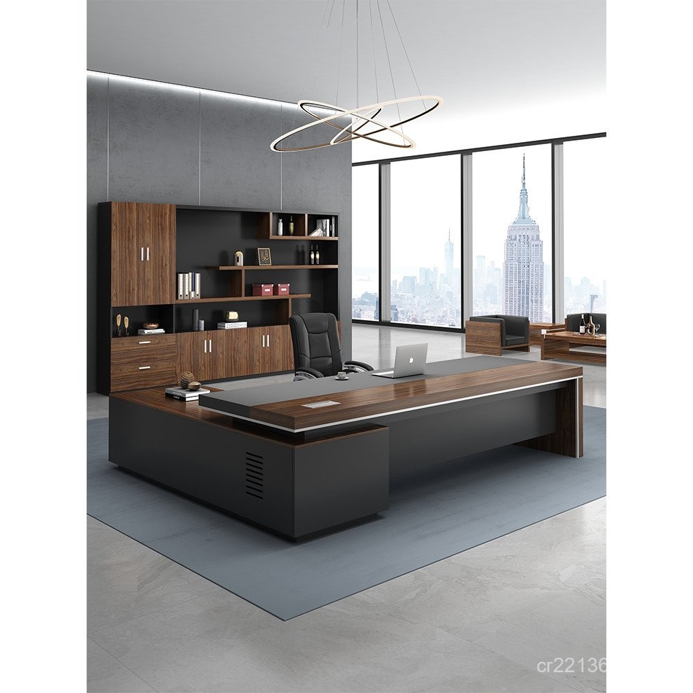 Executive Office Desk Furniture Large Class President Desk Simple Boss ...