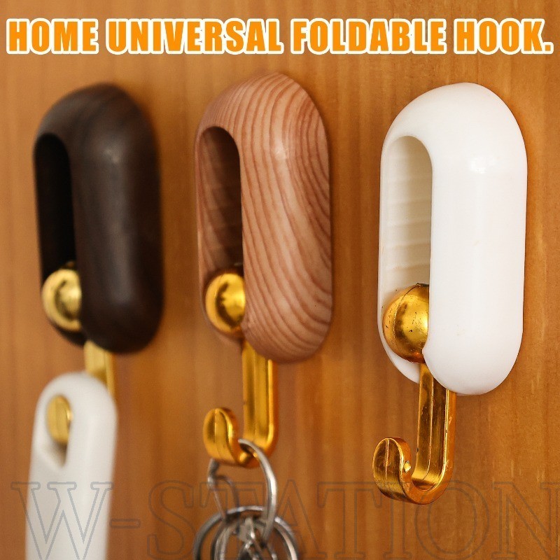 360° Rotatable Hook - Home Items Organizer Rack - Bathroom Kitchen ...