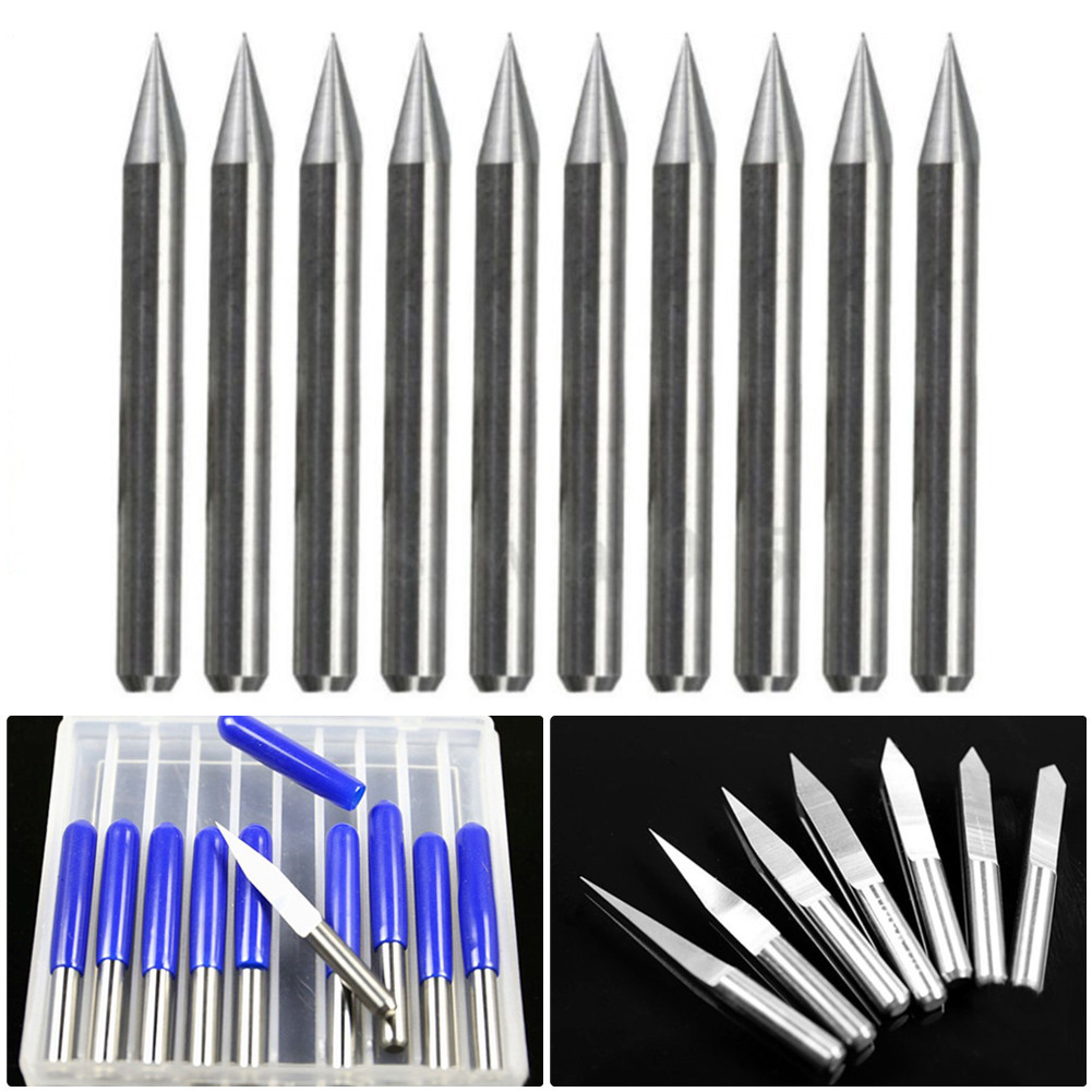 COBP. Ready Stock 10PCS Carbide PCB Board 0.1mm 30 Degree Engraving ...