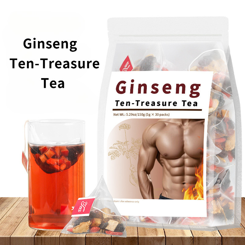 【Ginseng Ten Treasure Tea】Burdock Root Solomon's Seal Maca Relieve ...