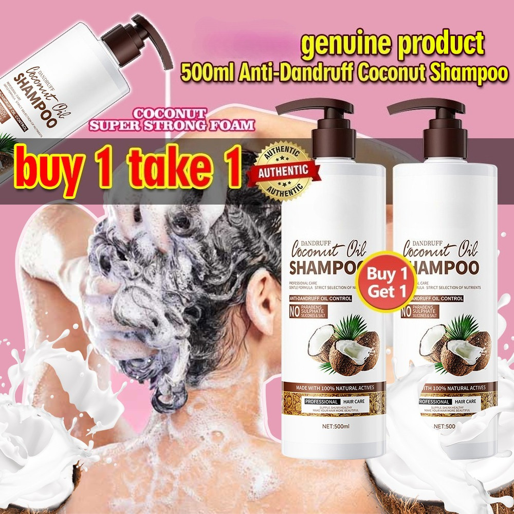 Coconut oil shampoo and conditioner set Perfumed anti dandruff shampoo ...