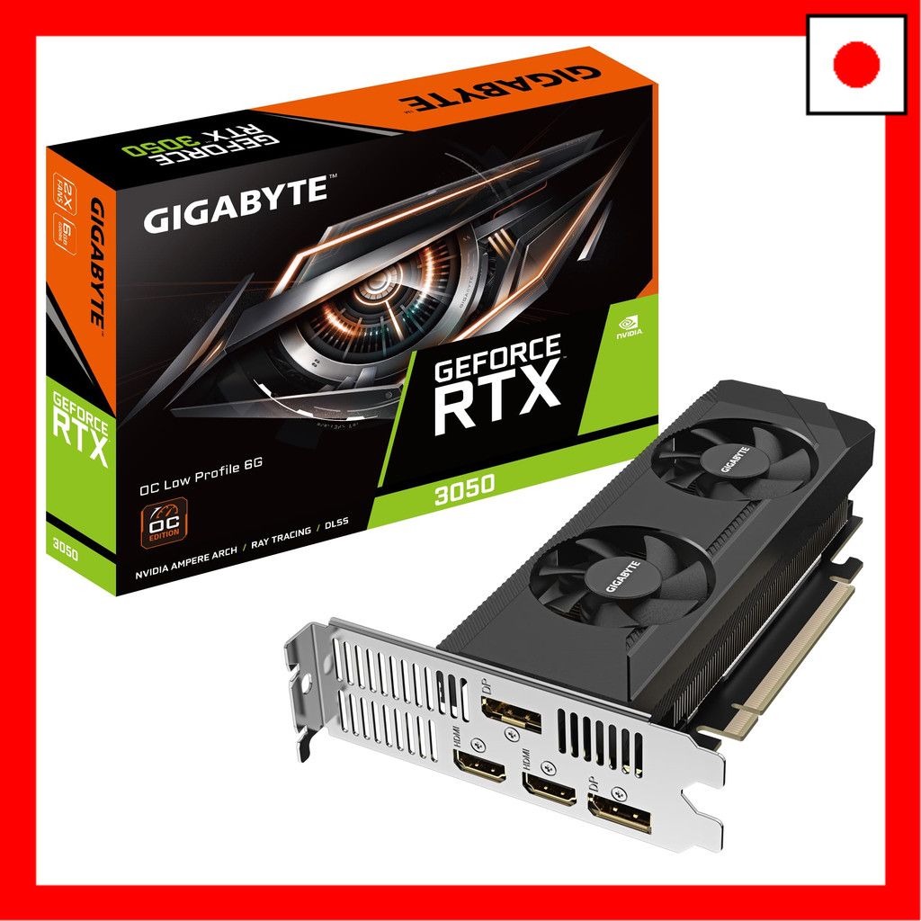 [Direct from JAPAN]GIGABYTE NVIDIA RTX3050 Graphics Card, GDDR6 6GB, GV ...