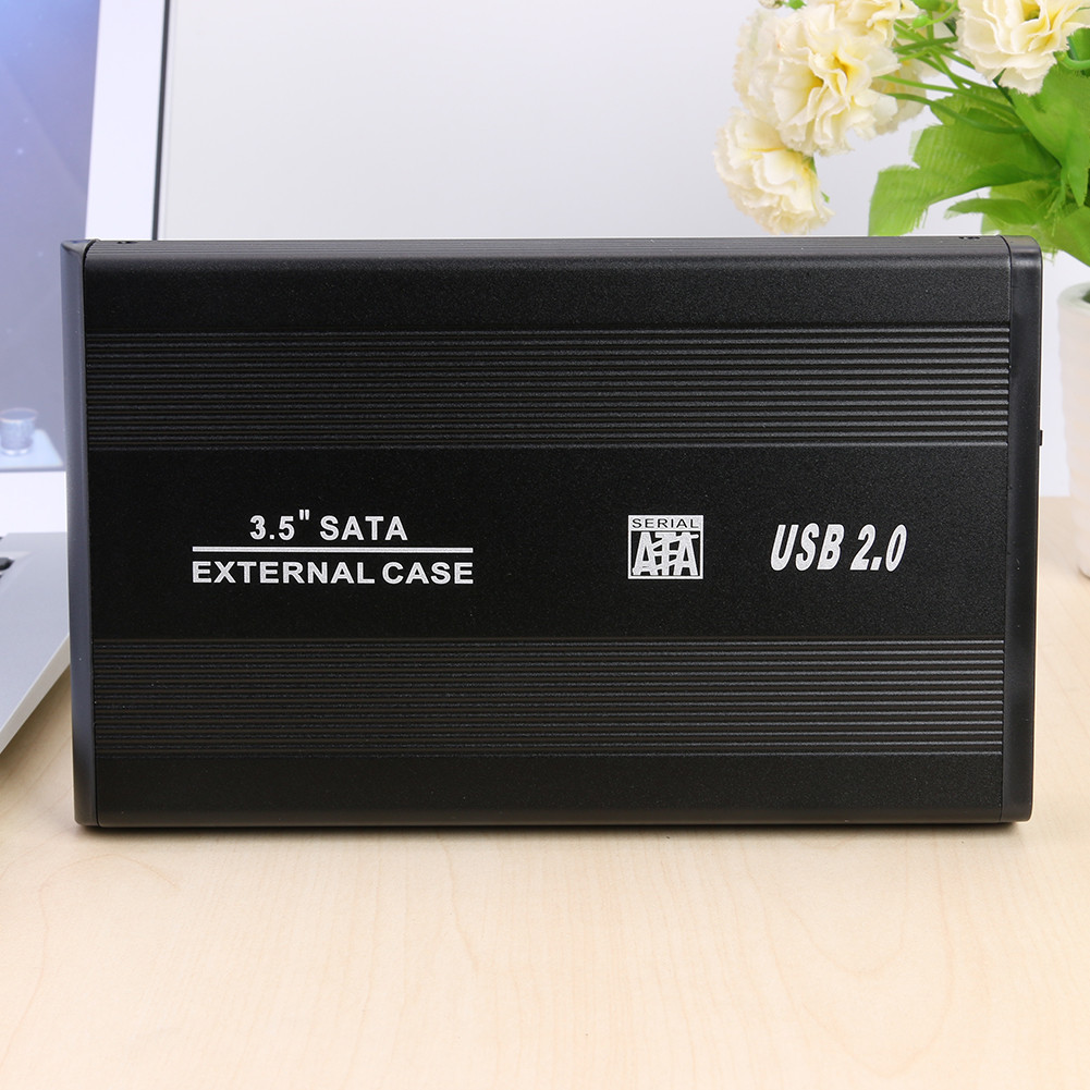 3.5 inch Hard Disk Drive Case SATA to USB3.0 Adapter External HDD ...