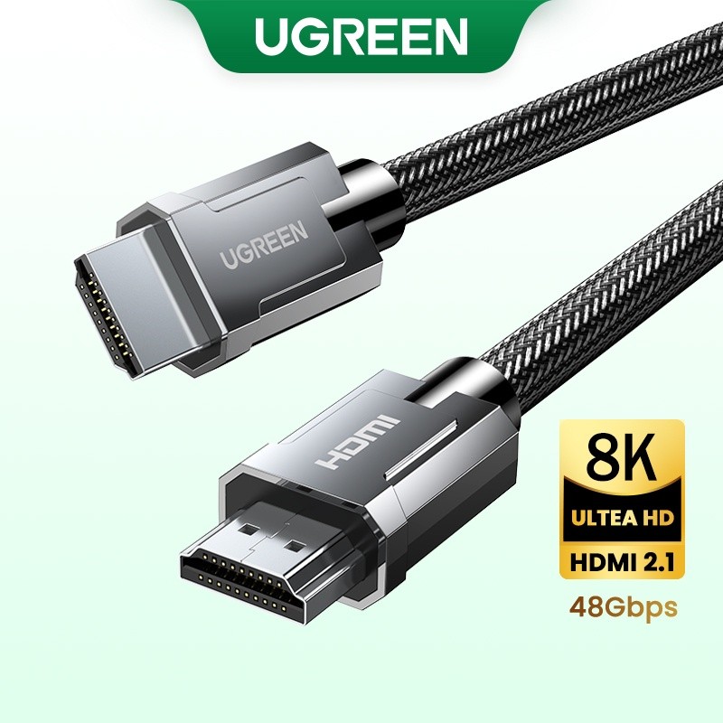UGREEN HDMI 2.1 Cable 8K/60Hz 4K/120Hz 48Gbps HDCP2.2 HDMI Cable Cord ...