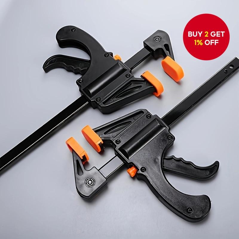 1/3Pcs 4/8Inch F Clamp Set, Heavy-Duty Quick Release Bar Clamps for ...