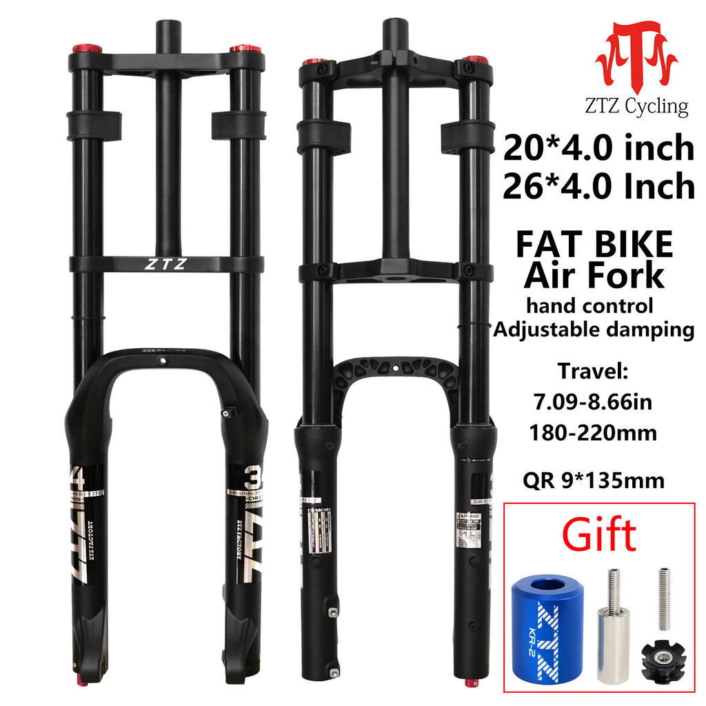ZTZ 4.0 Fat Tire Bike Air Suspension Fork Aluminum Alloy 20 26er inch ...