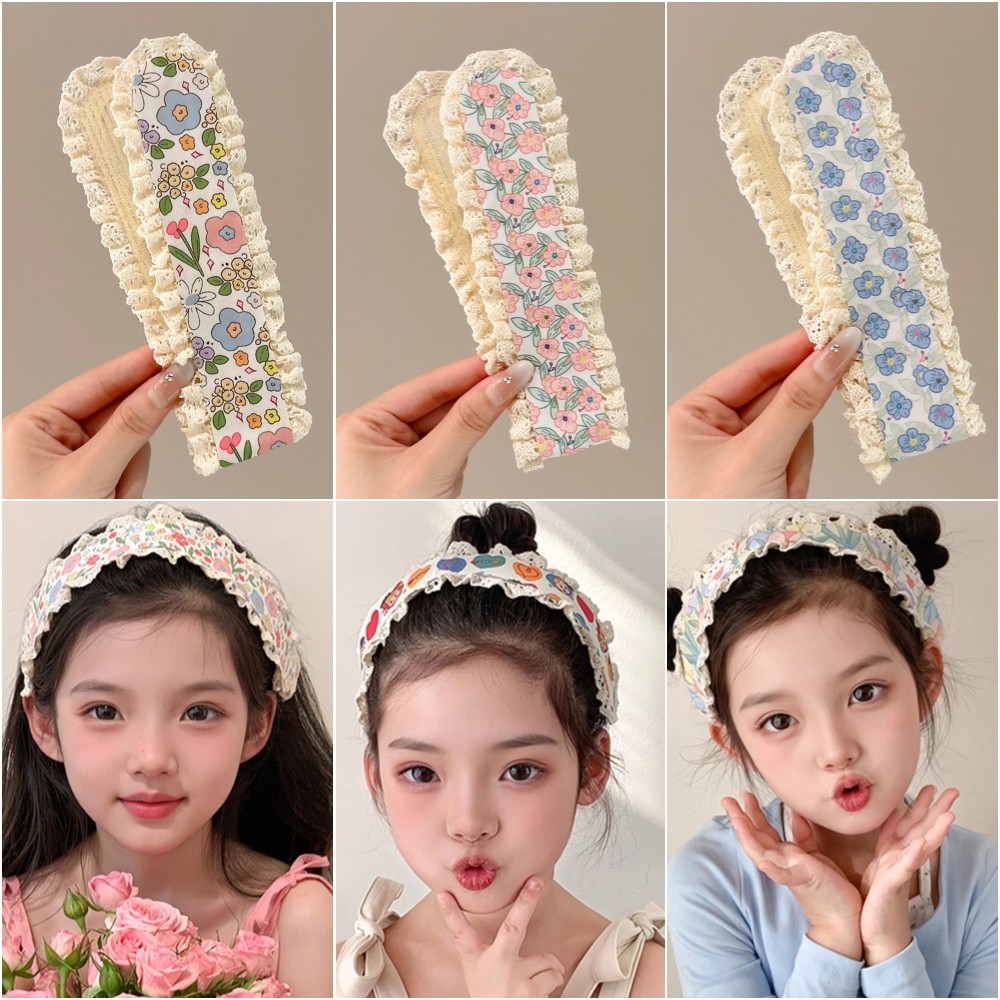 Floral Velcro Headband Broken Hair Arrangement Artifact Forehead Side ...