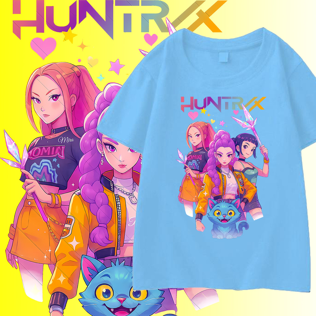 COD 8 Colors K-Pop: Demon Hunters T Shirt for Kids Korean Style Cotton ...