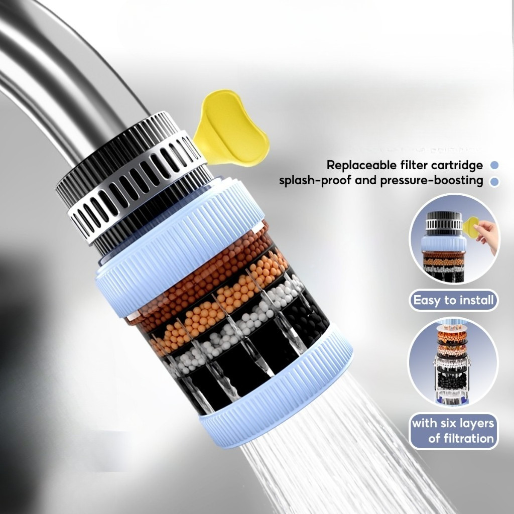 Faucet Filter Water Saving Kitchen Splash Proof Water Purifier ...