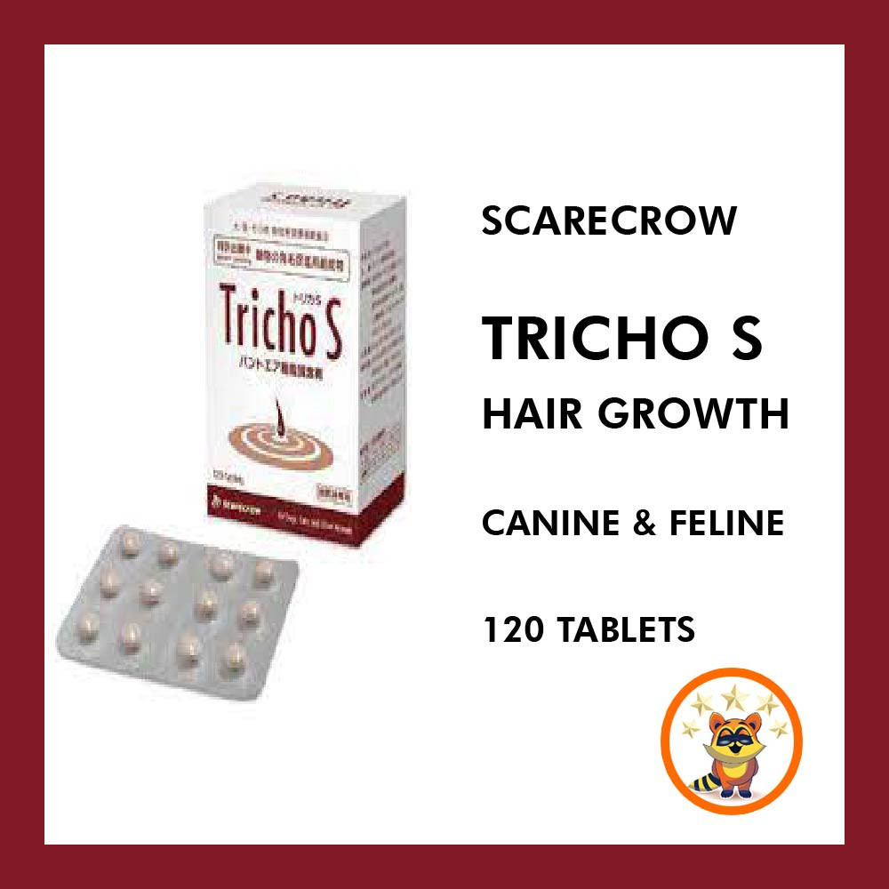 Scarecrow TRICHO-S For Canine Dog Anjing & Feline Cat Kucing 120 ...