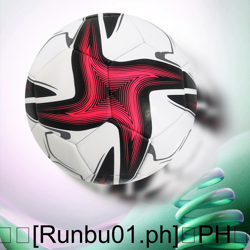 Size 5 Soccer Ball For Serious Training Soft PVC Cover For Smooth ...