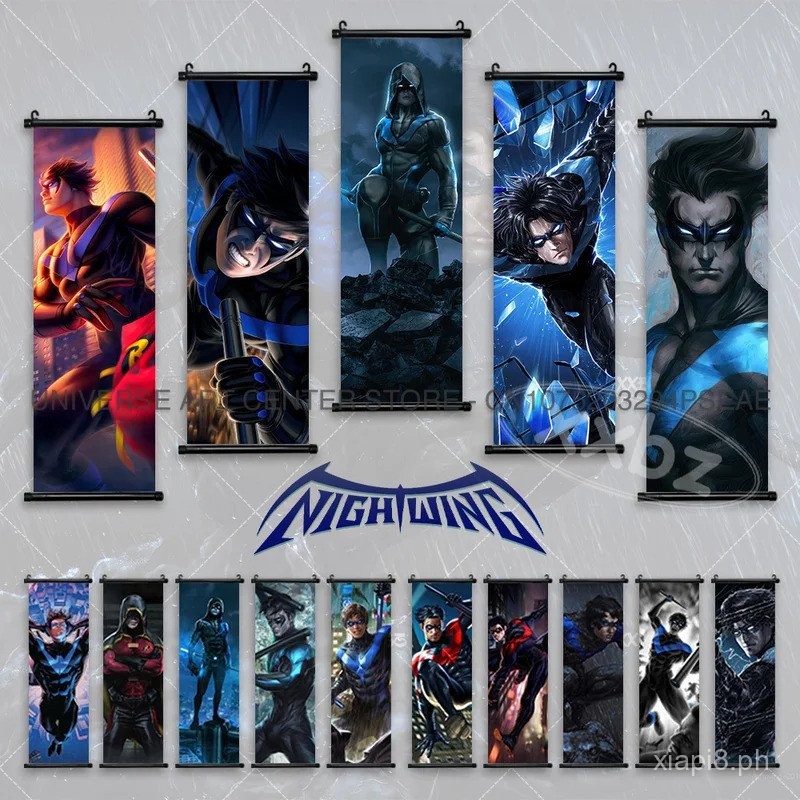 Nightwing Poster Tales of the Teen Titans Hanging Painting Justice ...