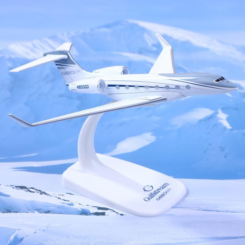 [PHD] 1PCS Gulfstream G650 Aircraft Diecast 1/200 Scale Airplane Model ...